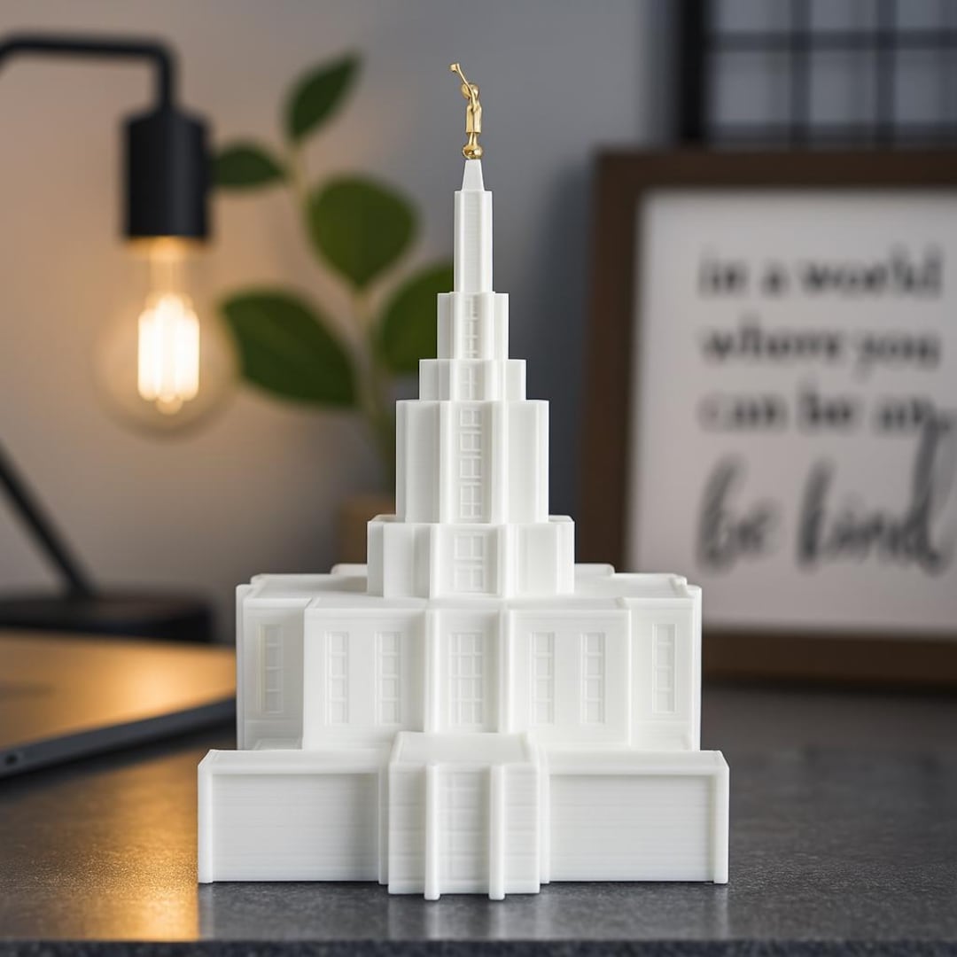 Custom 3D LDS Temple Mini Model - Choose Your Temple & Size ...