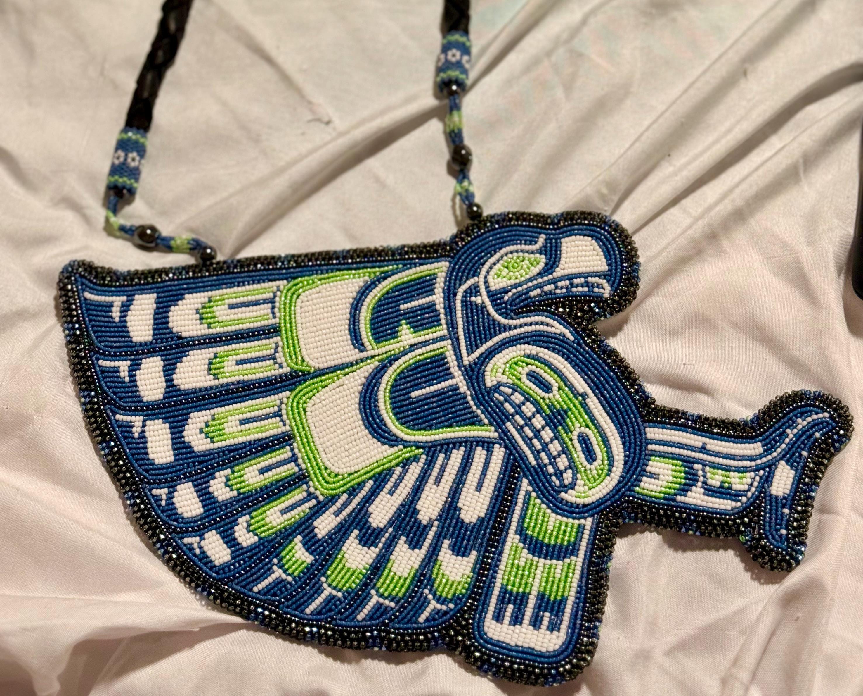 Native American Beaded Seahawk - Etsy