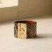 Python Pattern Wide Leather Cuff for Women brown and Ivory - Etsy