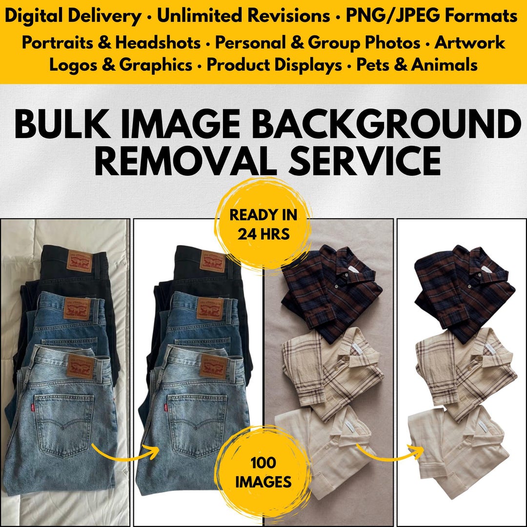 Remove Background Transparent PNG Product Image Cutouts Fast Edit for ...