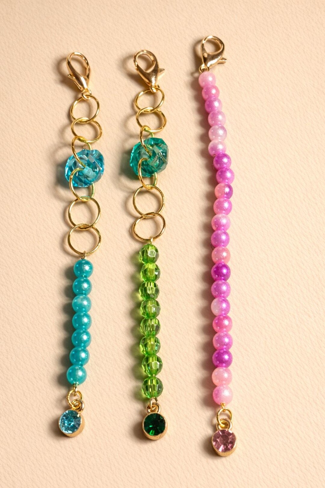 Colorful Beaded Straw Dangler | Cute Tumbler Straw Charm | Fun Cup ...