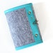 Gray Turquoise/teal Ring Binder Agenda/ Organiser/ Day Planner/ A5 ...