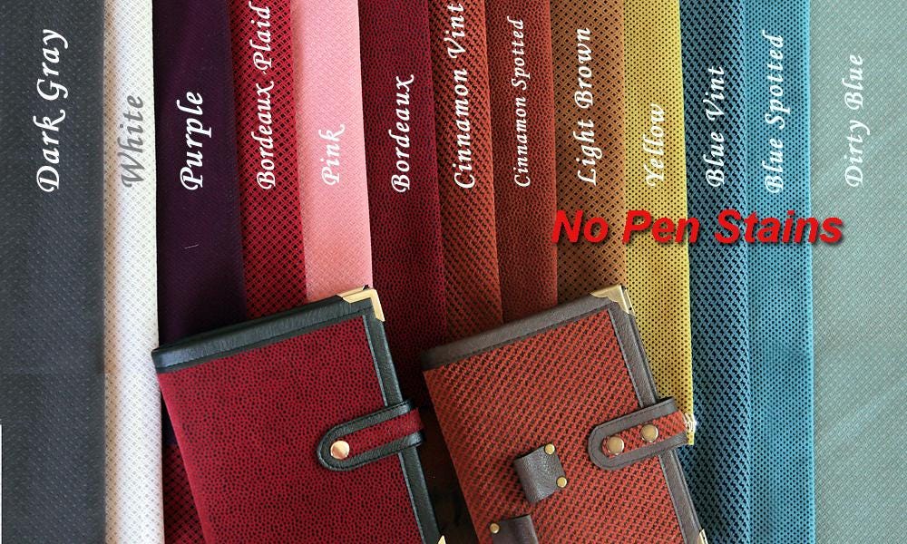 Customize Your Planner /personal Size / A5 Bordeaux Faux Suede Covered ...