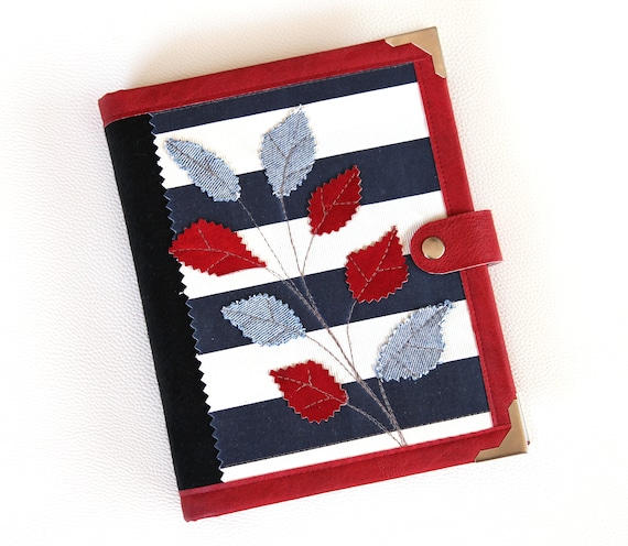 Leaves Planner Binder / Collage Felt Filofax Organizer/ Ring - Etsy