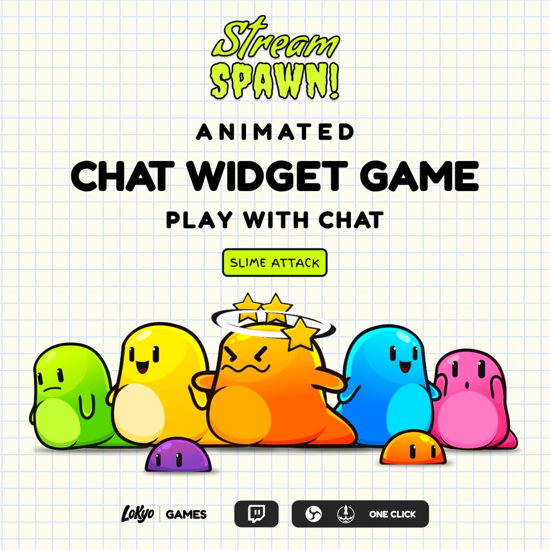 Slime Attack Chat Game Widget for Streamelements – Stream Spawn ...