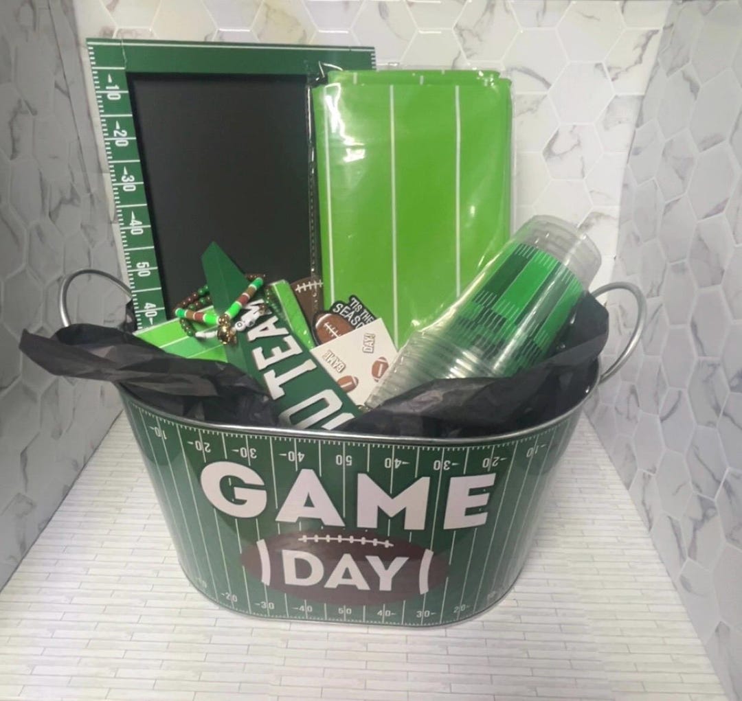 Football Gift Basket - Etsy