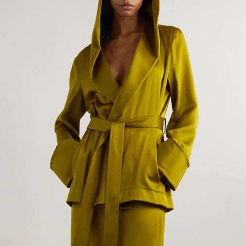 Red Satin 2 Piece Outfit - Etsy