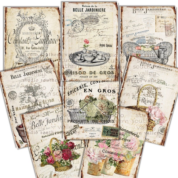 French Vintage Card - Etsy