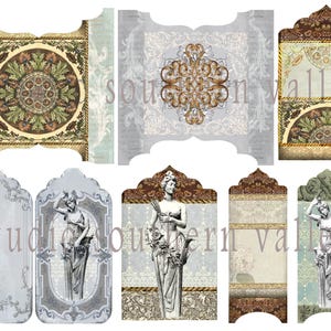 Journal Tucks and Tags Bundle, Frames, Labels, Envelopes, Inserts ...