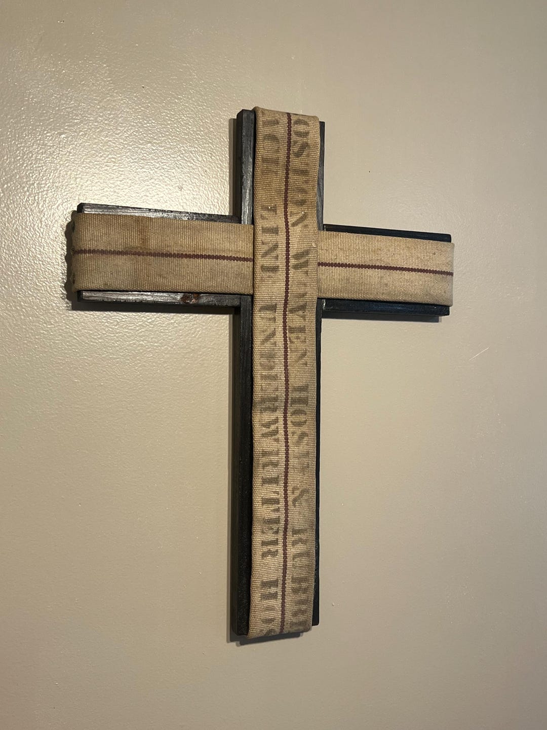 Retired Fire Hose Cross - Etsy