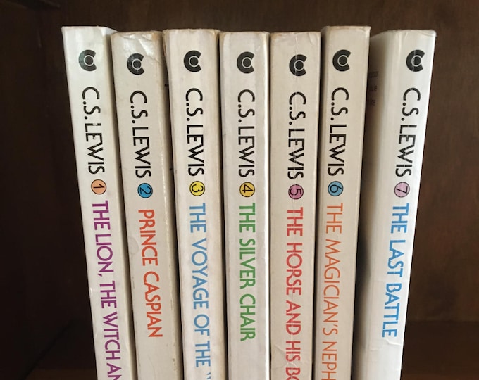 Full Set of 7 Chronicles of Narnia Books in Box CS Lewis - Etsy