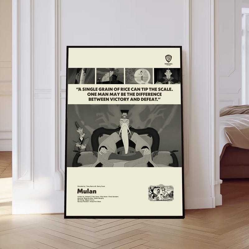 Mulan Poster - Etsy