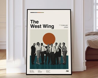 The West Wing, TV Show Poster, Feminism, Retro Print, Instant Download ...