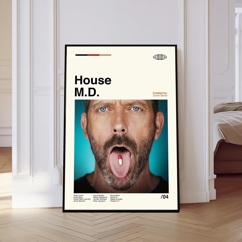 House Md Poster - Etsy