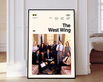 The West Wing, TV Show Poster, Feminism, Retro Print, Instant Download ...