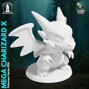Mega Charizard X - Pokemon ART 3D STL - Etsy