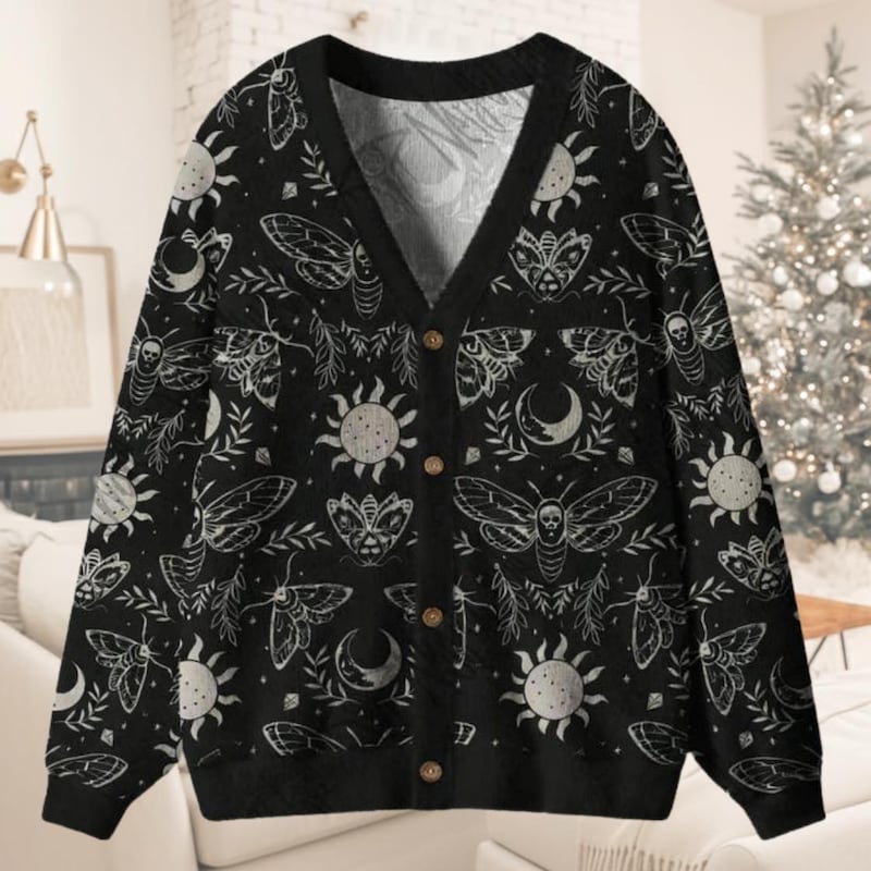 Moth Cardigan - Etsy
