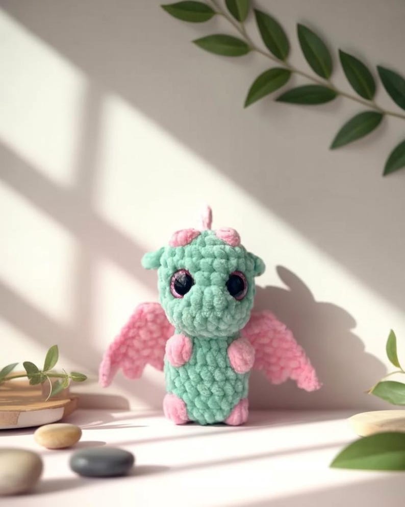 Crochet Hatching Baby Dragons and Eggs Pattern PDF, Low-sew No-sew ...