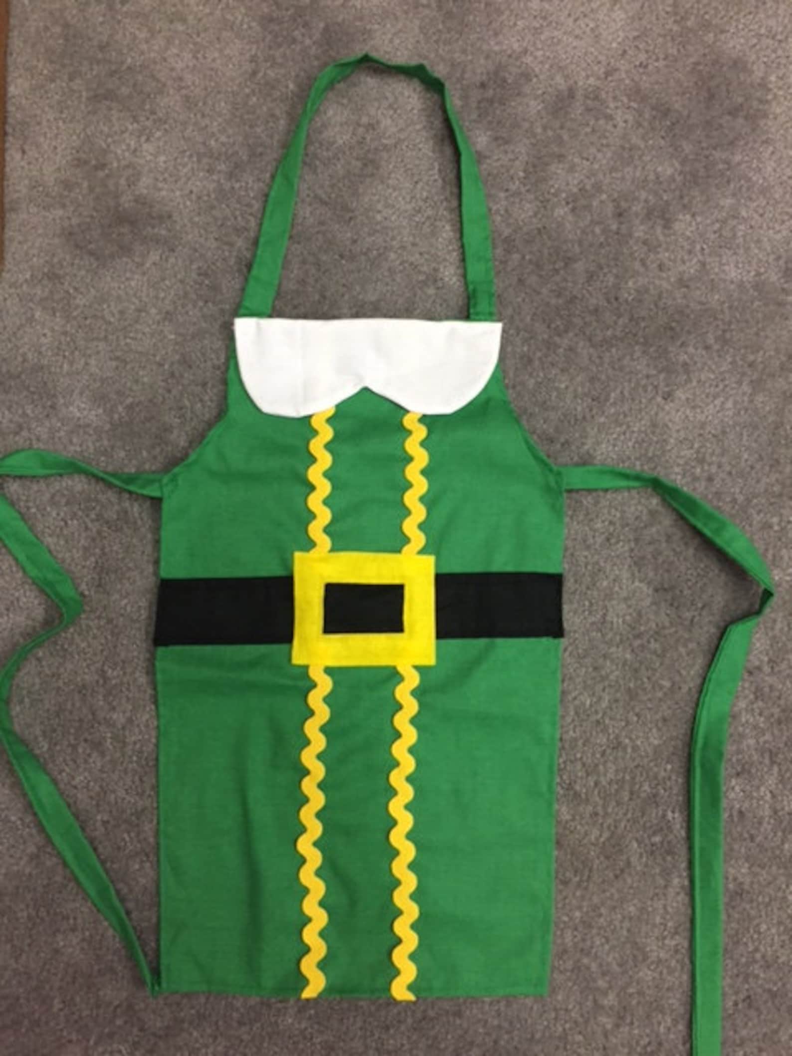 Children's Holiday Elf Apron - Etsy