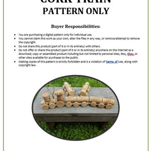 Cork Train Digital Pattern Only - Etsy