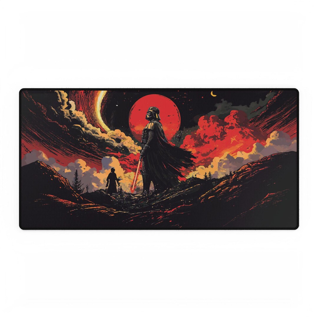 Darth Vader Desk Mat - Gaming, Office Decor, Mouse Pad, Writing Surface ...