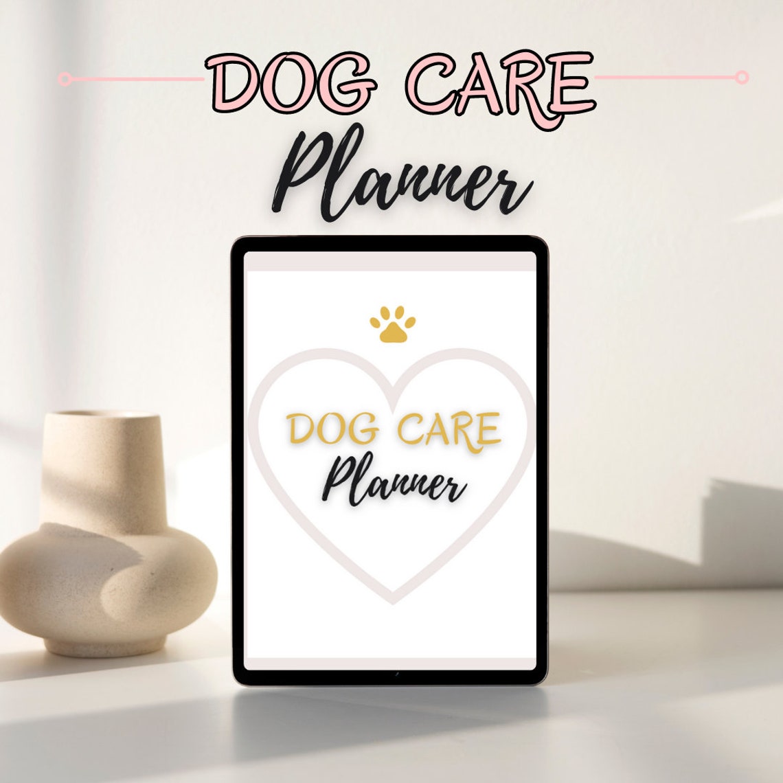 Printable Dog Care Planner, Puppy Planner, Dog Walking, Pet Vaccination ...