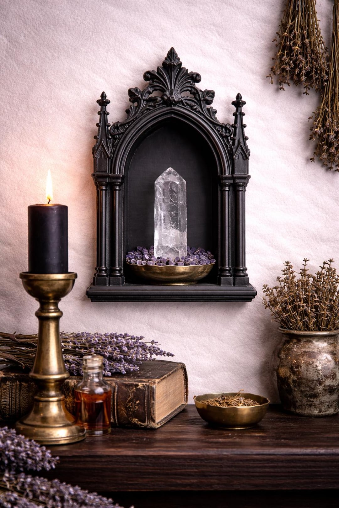 Gothic Wall Shrine - Dark Decor Niche - Etsy