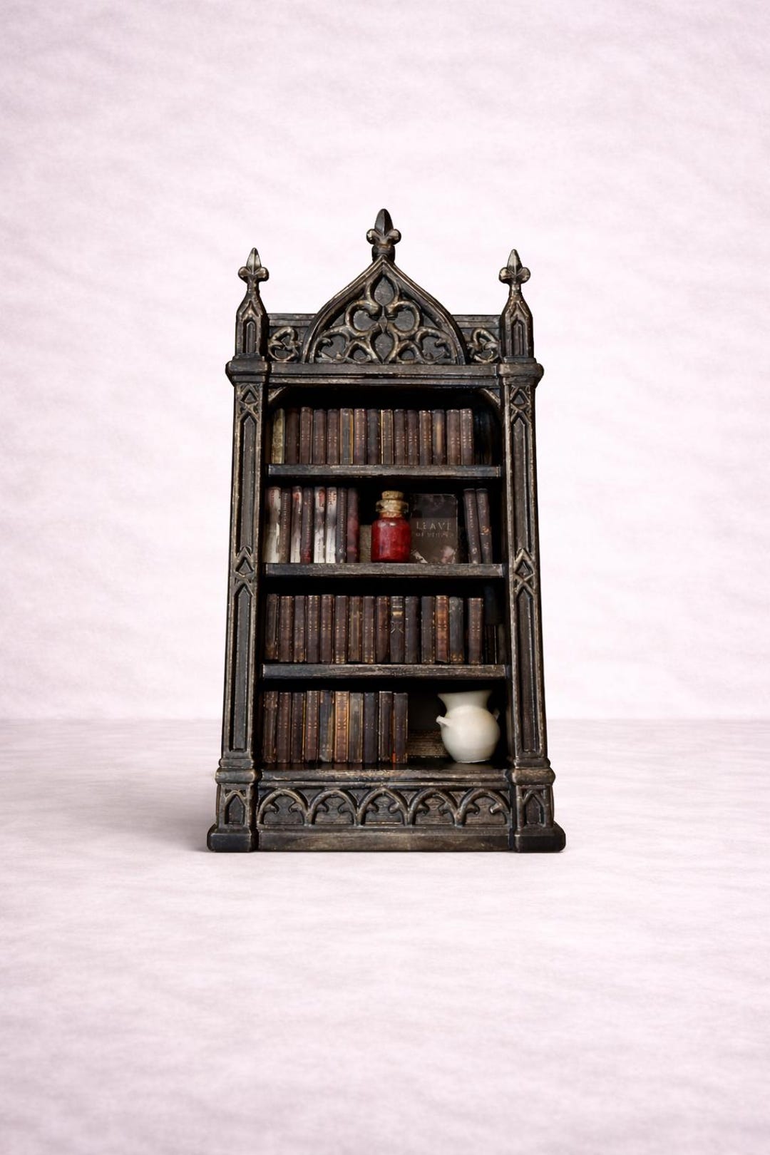 Gothic Mini Shelf – Black Altar Shelf for Witch Decor, Spell Display ...