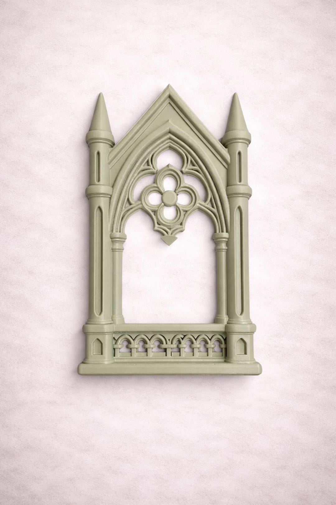 Gothic Arch Wall Plaque – Cathedral Style Decor for Witchy & Dark ...
