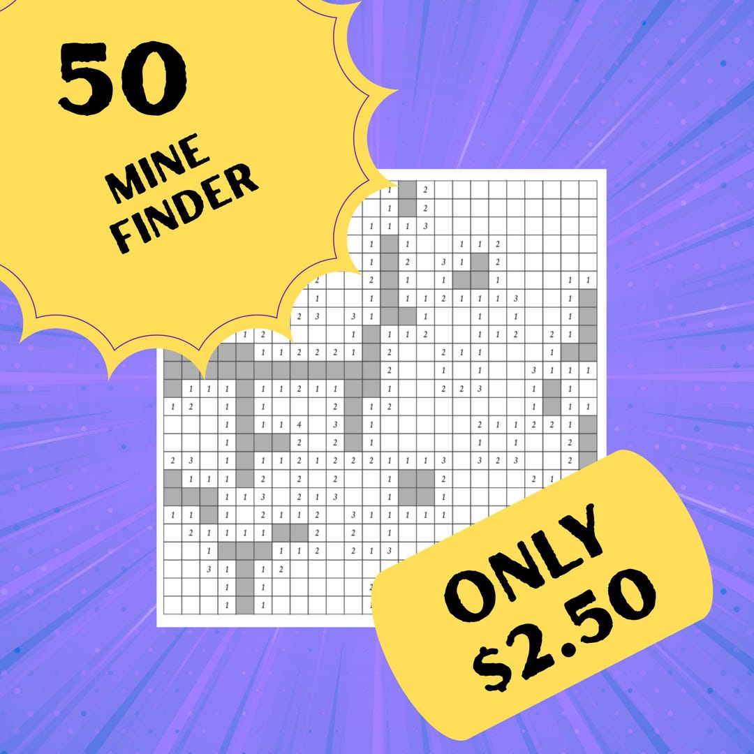 50 Mine Finder Puzzles #8 - Buy 5 Items Get 50% Off! Use Code: GIVEME50 ...