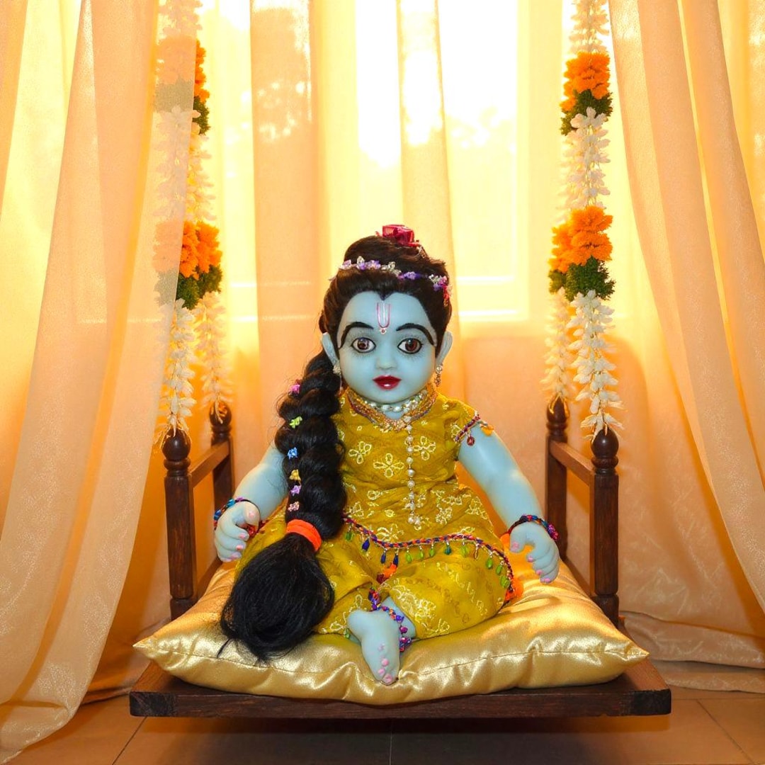 Duty Free 2 Feet Ladoo Gopal Krishna Baby Doll | 24 Inch Silicon Laddu ...