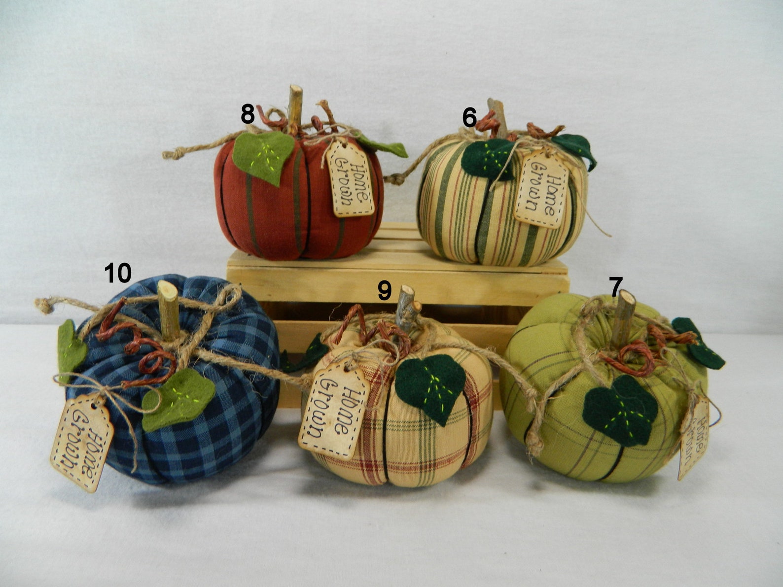 Small Stuffed Fabric Pumpkins 4 Tall X 4 Wide - Etsy