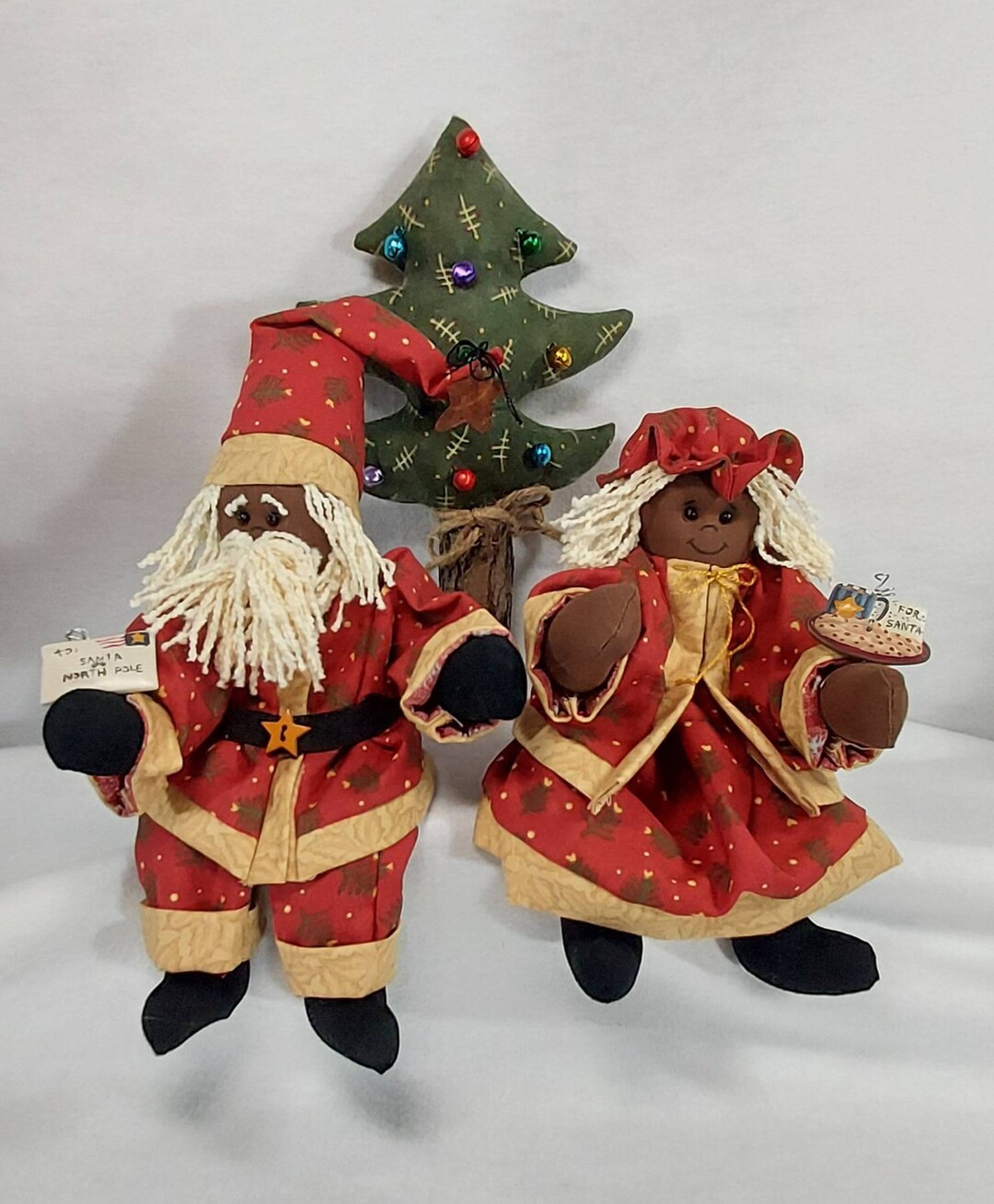 Santa Claus Dolls - Brown Santa Dolls - 11 Inches Tall Santa Dolls ...