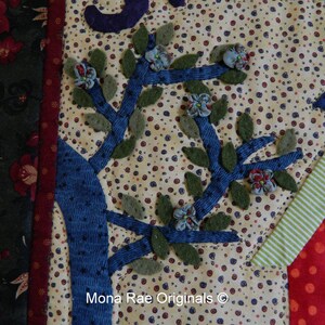 Art Quilt ~ Spring Time Wall Hanging ~ Hand Appliqued and Hand Quilted ...