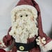 Handmade Sitting Santa Doll, 36" Long Leg Christmas Decor - Etsy