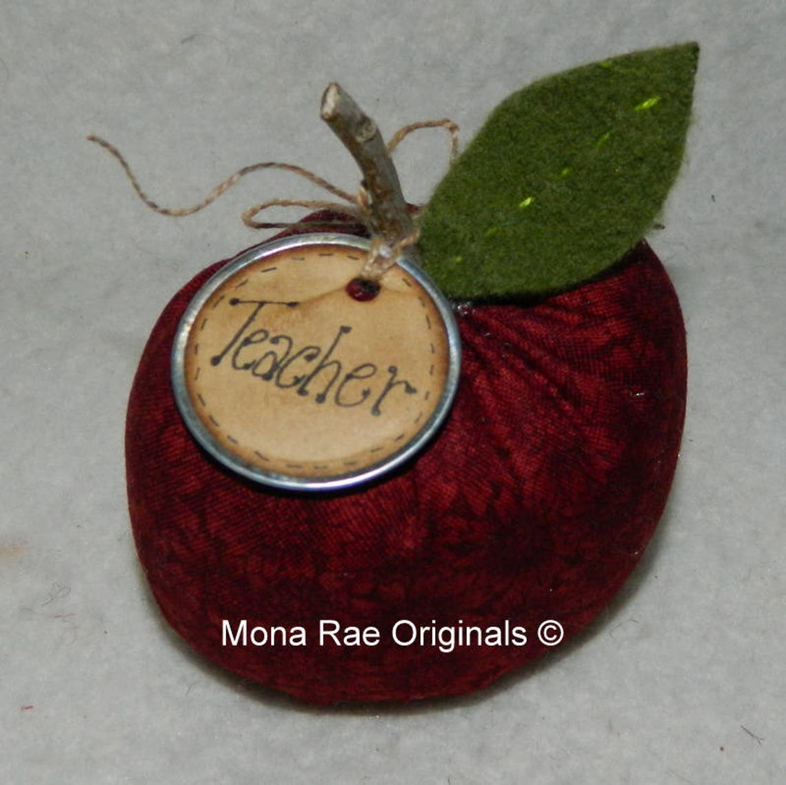 Apple Teacher Gift 4 Red Apple Teacher Gift With | Etsy