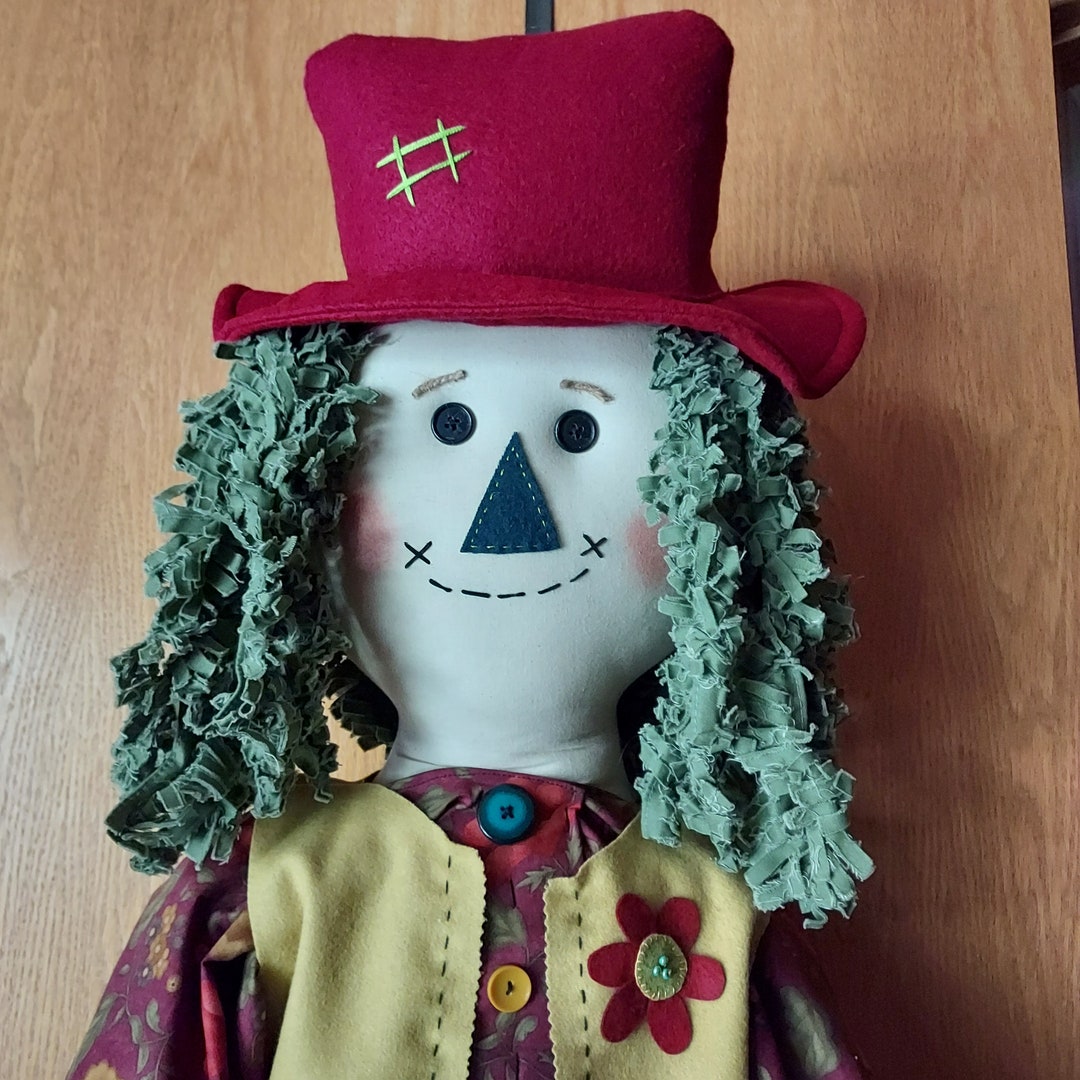 Mr. Scarecrow ~ 6 Feet Tall~ Hanging or Sitting Scarecrow ~ Decor Fall ...