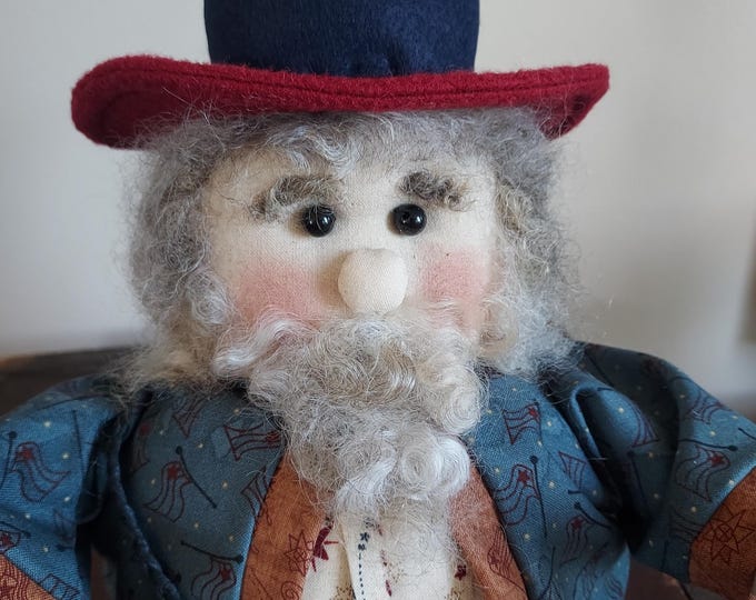 Vintage Uncle Sam Figurine , 1940s Ceramic USA Figural Uncle Sam ...