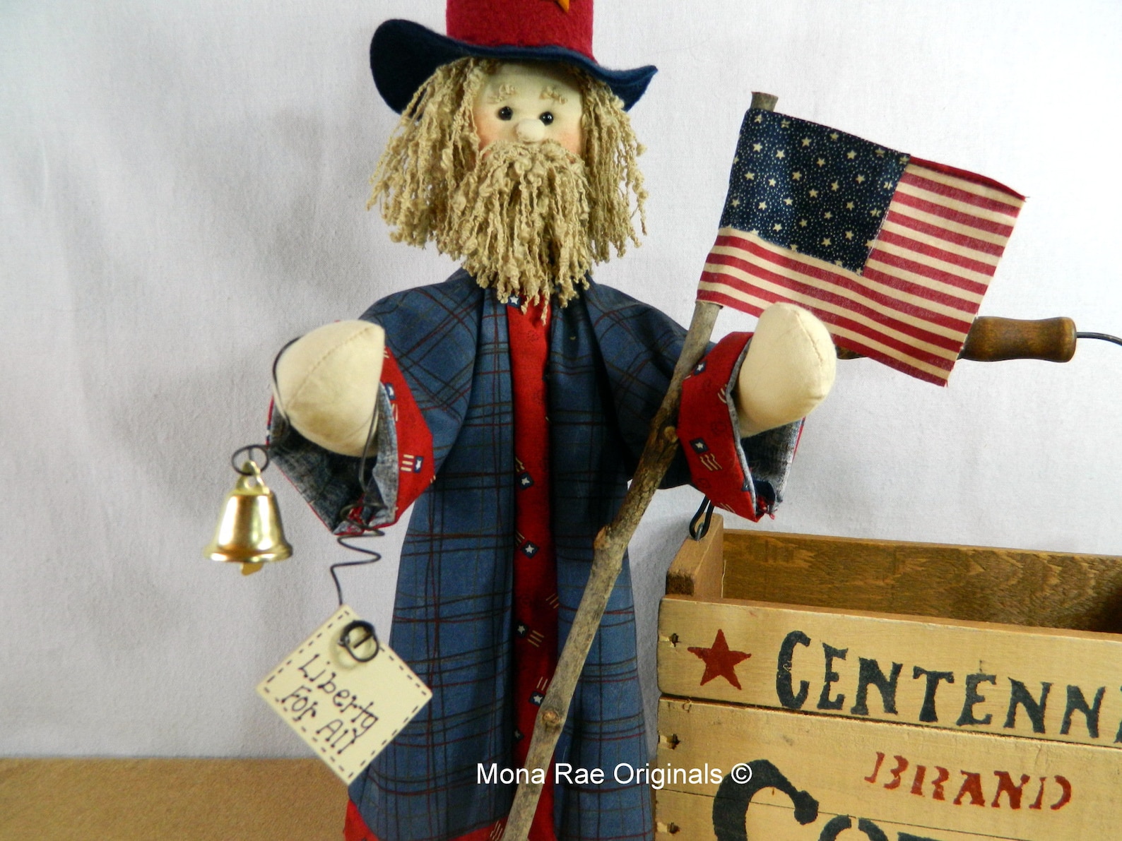 Uncle Sam Standing Doll Sammy 14 Patriotic doll | Etsy