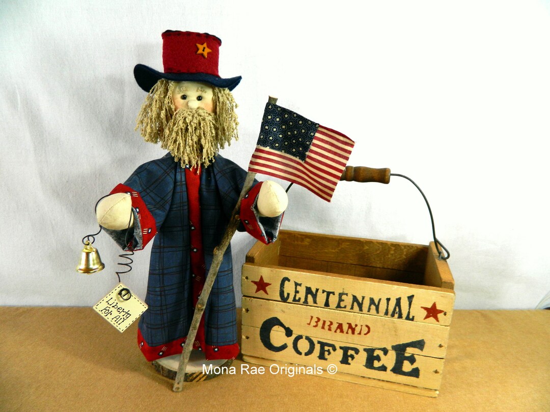 Uncle Sam Standing Doll ~ Sammy ~14" Patriotic Doll ~ Patriotic ...