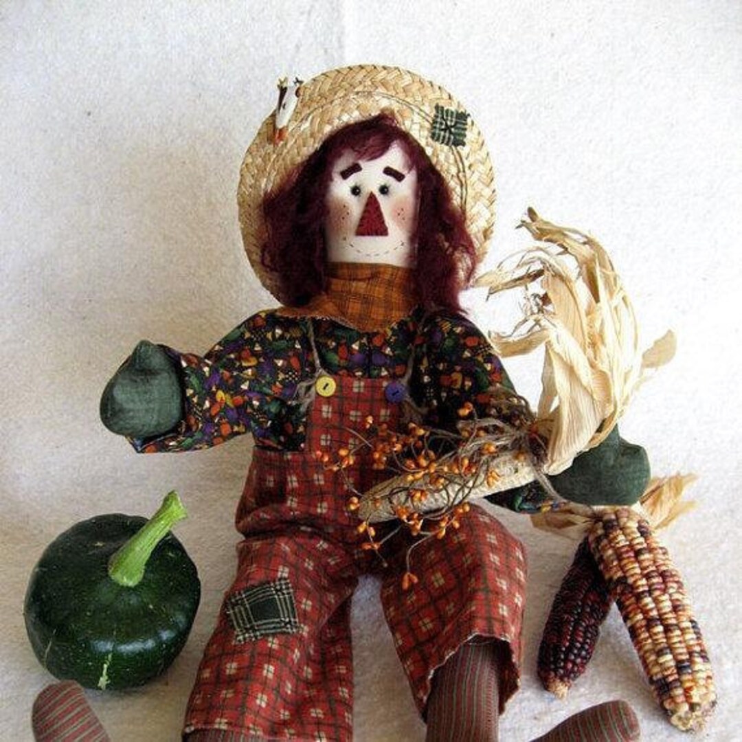 Scarecrow ~ 24 Inches Tall Scotty ~ Autumn/fall/halloween Decor ...