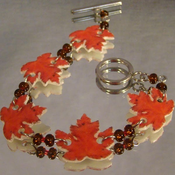 Autumn Leaf Bracelet - Etsy
