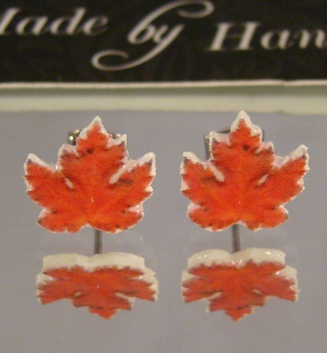 Maple Leaf Stud Earrings Fall Leaves Jewelry Autumn Holiday Gift Shop ...