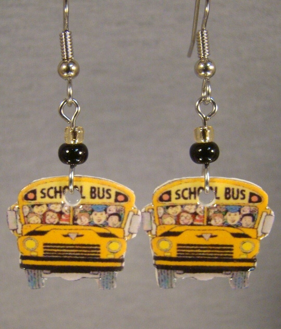 School Bus Dangle Earrings Bus Driver Gift Jewelry Back to School Magic ...