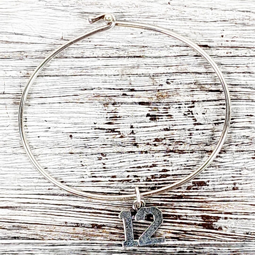 Vintage James Avery Sterling Silver 925 Bracelet 6.5" Number 12 Charm ...