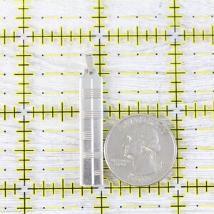 Vintage Ireland Hallmarks 925 Sterling Silver Pendant Etched Long ...