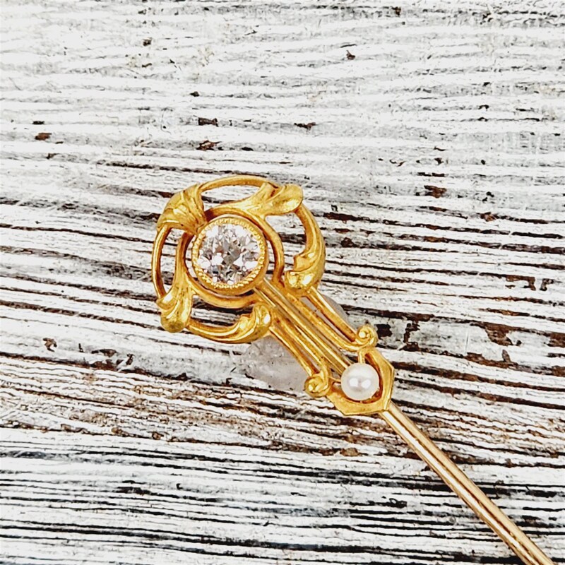 Gold Stick Pin - Etsy