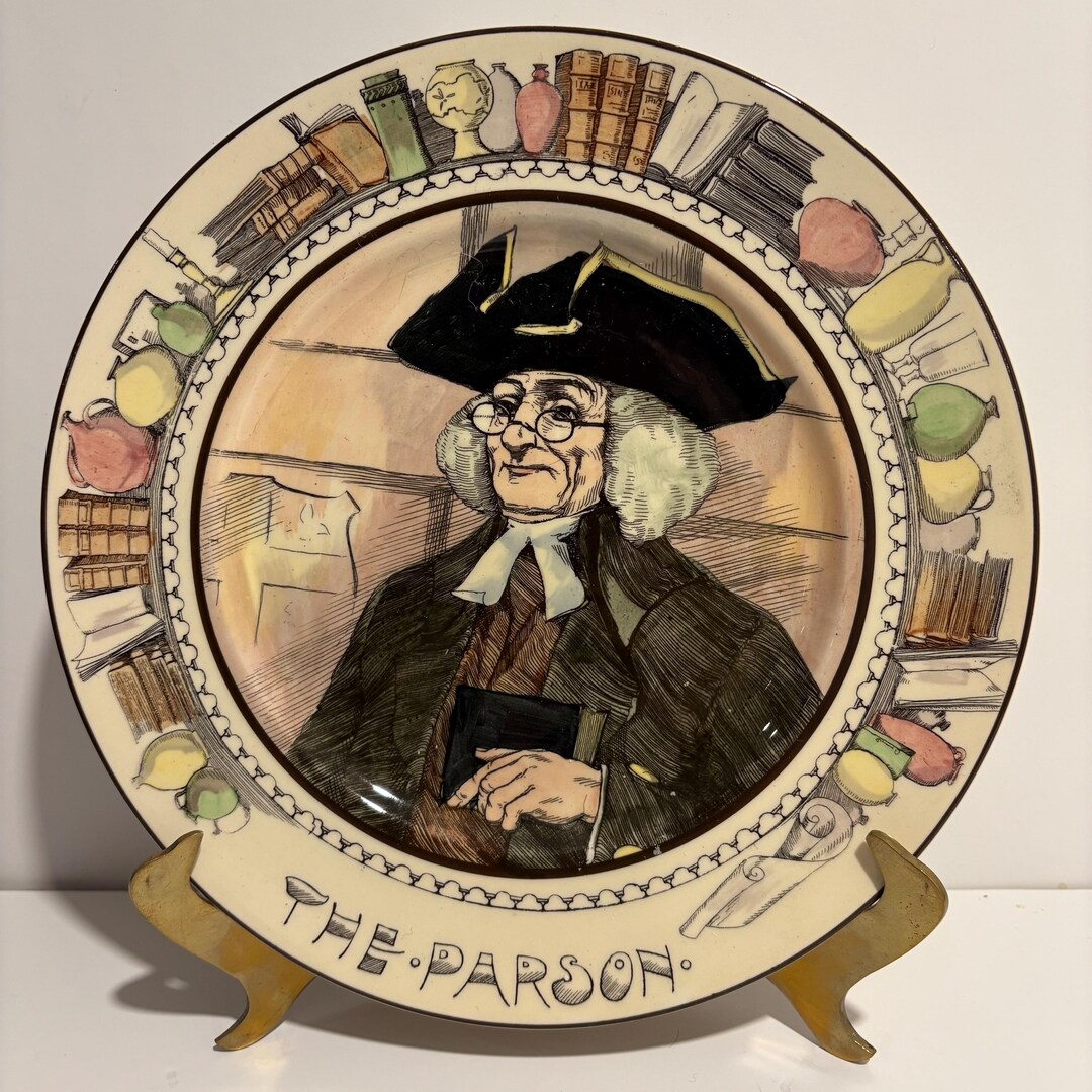 Vintage 1940s Royal Doulton Parson Collectible Plate Professionals ...