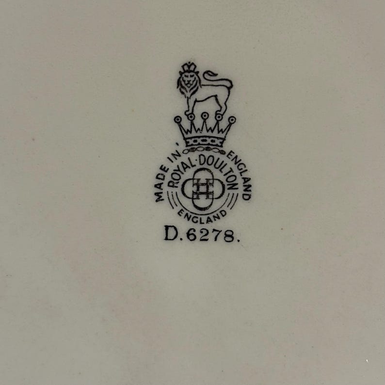 Vintage 1940s Royal Doulton Admiral Collectible Plate Professionals ...