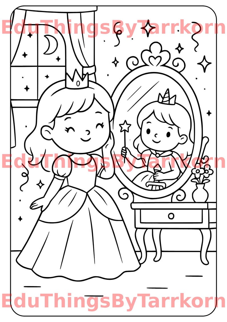 20 Printable Prince and Princess Coloring Pages for Kids – Royal, Fairy ...